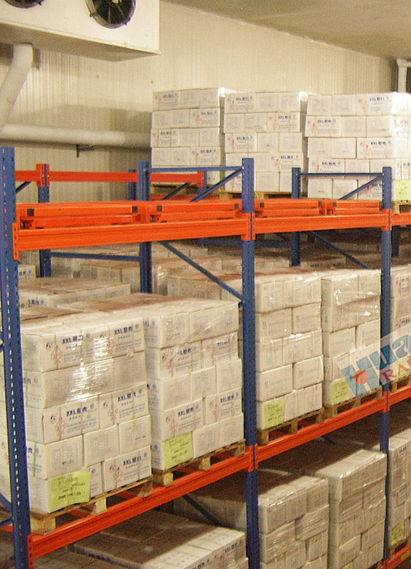 Customized Warehouse Storage Racks Push Back Pallet Racking Heavy Duty